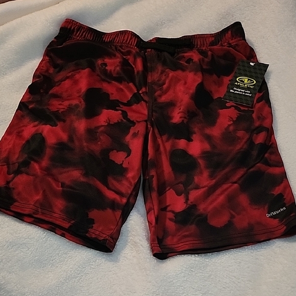 Athletic Works | Bottoms | Athletic Works Red And Black Sports Shorts ...